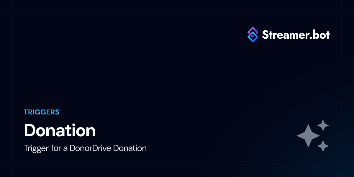 Donation | Streamer.bot Docs