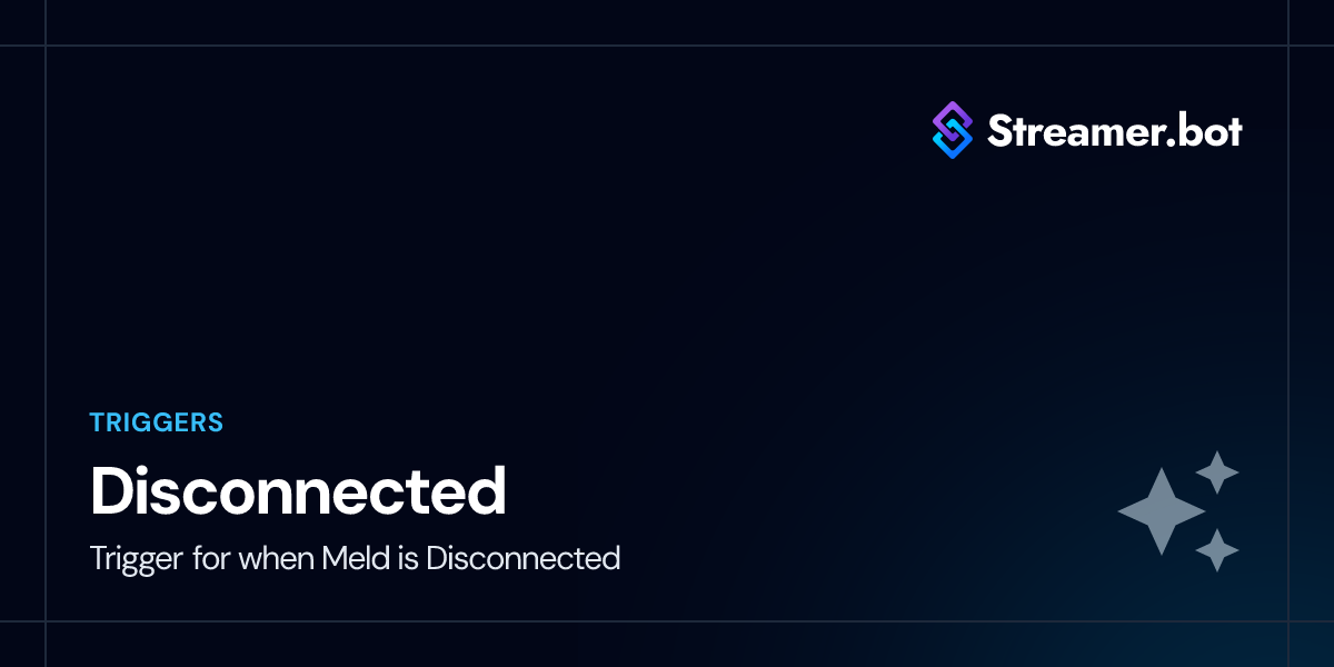 Disconnected Streamerbot Docs