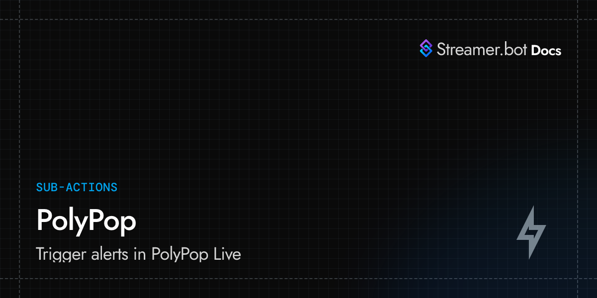 PolyPop | Streamer.bot Docs